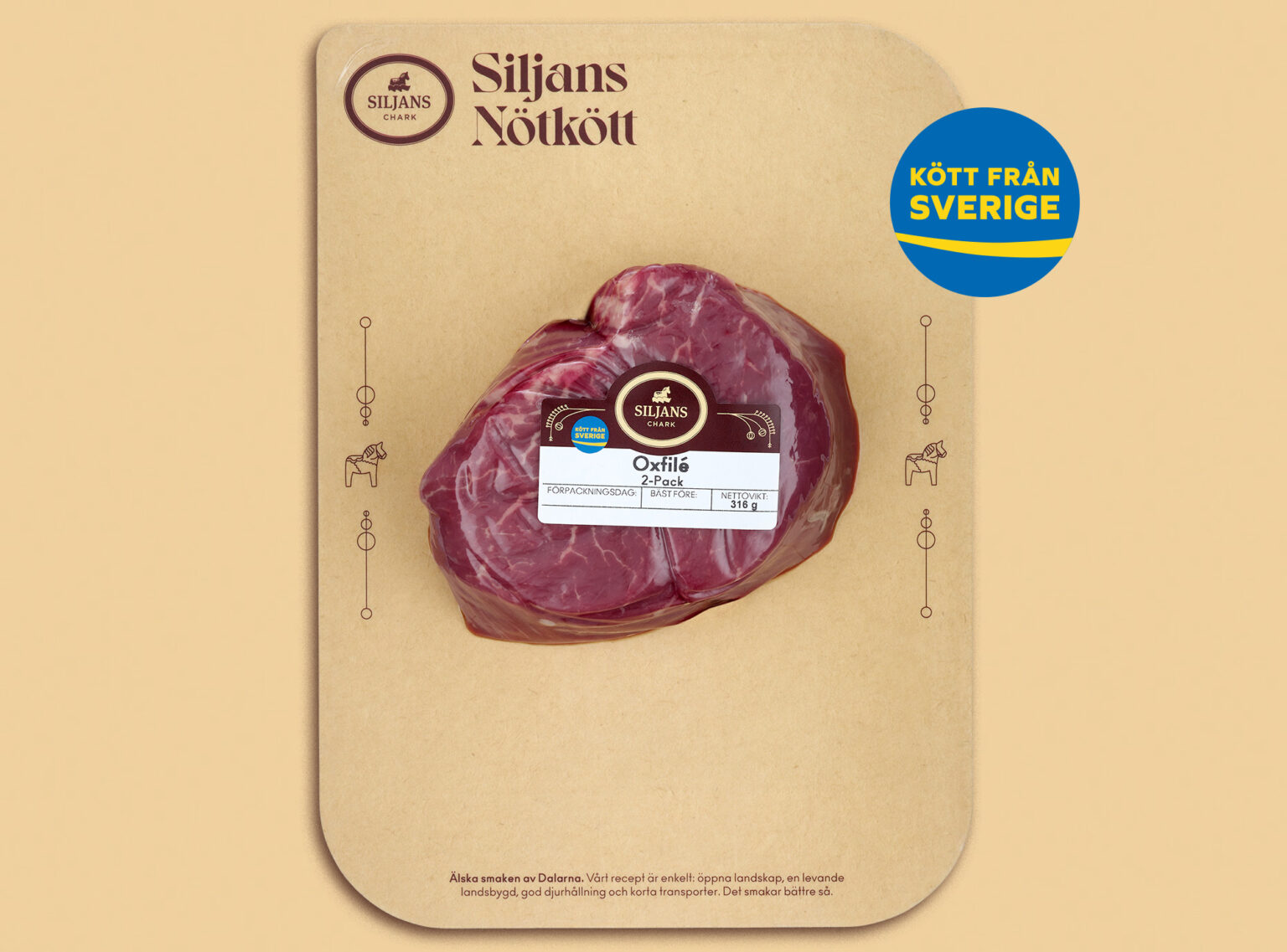 Oxfilé, 2-pack - Siljans Chark